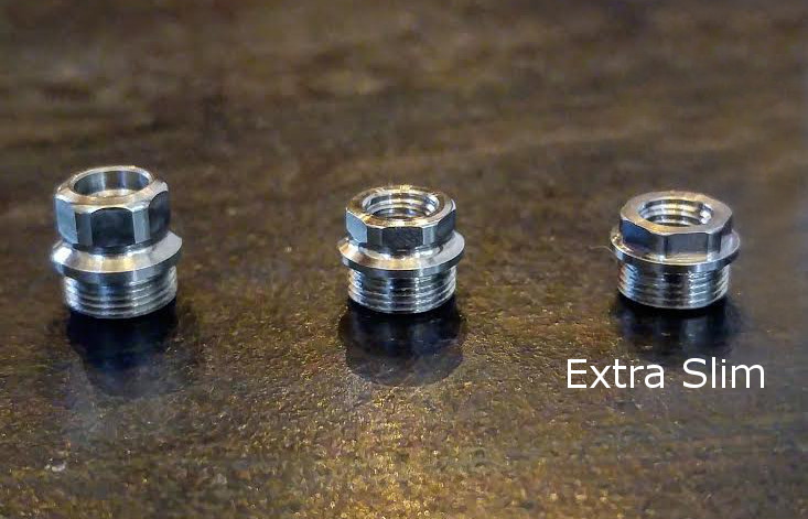 - Hex Drive Bushing, Extra Slim, Black 4 pieces #B-XCB-4